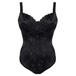 Ulla Viola Body met Beugel Zwart - Annadiva